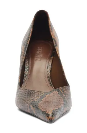 Schutz Siena Ankle Wrap Sandal - Brown
