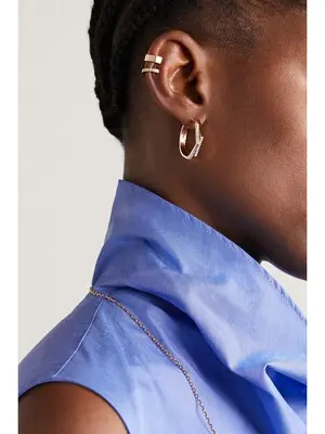 REPOSSI Antifer Medium Single Hoop Earring - Gold