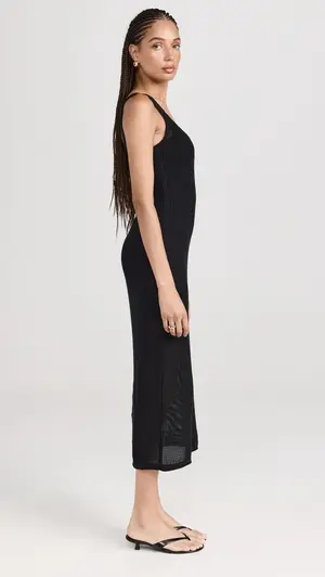 Staud Jessica Knit Dress - Black