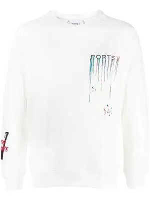 PORTS V Logo-print Sweatshirt - White
