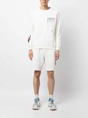 PORTS V Logo-print Sweatshirt - White