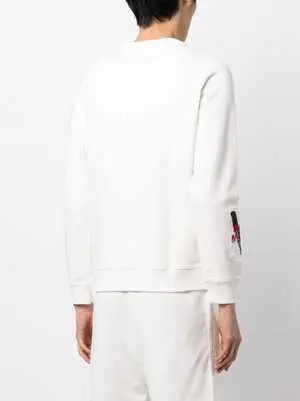 PORTS V Logo-print Sweatshirt - White
