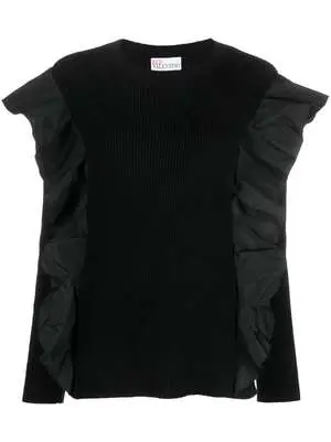 Red Valentino Ribbed Sweaters For Women