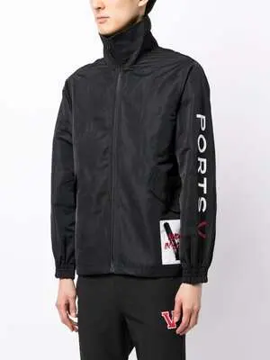 PORTS V Logo-patch Zip-up Jacket
