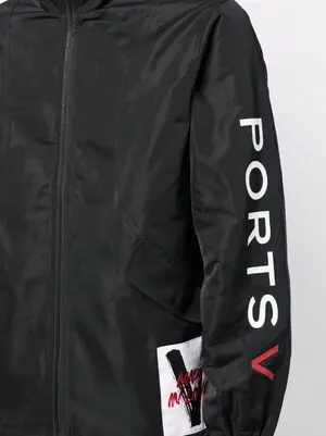 PORTS V Logo-patch Zip-up Jacket