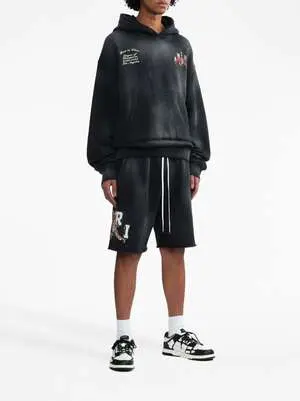 Amiri Vintage Tiger Cotton Track Shorts
