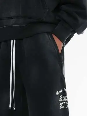 Amiri Vintage Tiger Cotton Track Shorts