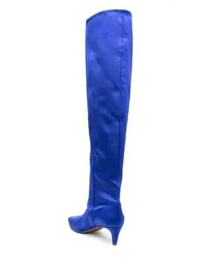 FORTE_FORTE 70mm Satin Knee-high Boots