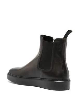 DOUCAL'S Leather Chelsea Boots - Grey