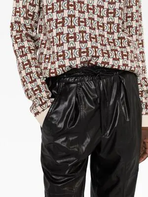 MARANT ETOILE Brina Drawstring Trousers - Black