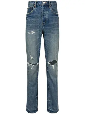 PURPLE BRAND Vintage Aged Blowout Jeans