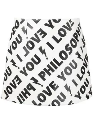 Philosophy Di Lorenzo Serafini Logo Skirts