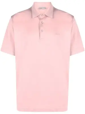 Herno Logo-embroidered Cotton Polo Shirt