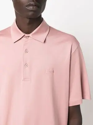 Herno Logo-embroidered Cotton Polo Shirt