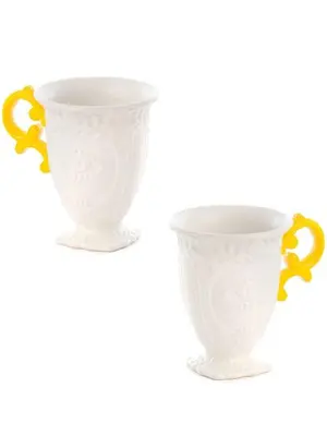 SELETTI I-wares Porcelain Mug - White