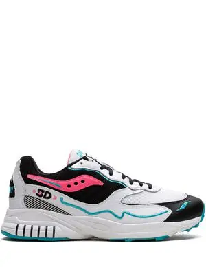Saucony 3d Grid Hurricane Sneakers - White
