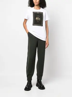 BARRIE Logo-patch Cotton T-shirt