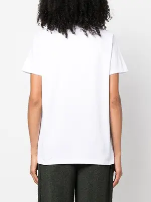 BARRIE Logo-patch Cotton T-shirt