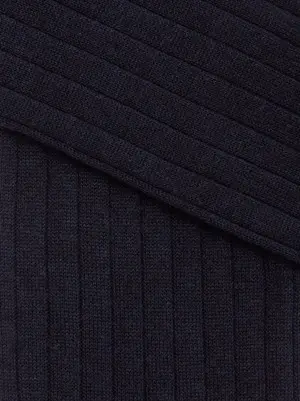 Zegna Triple Stitch Cotton-blend Socks