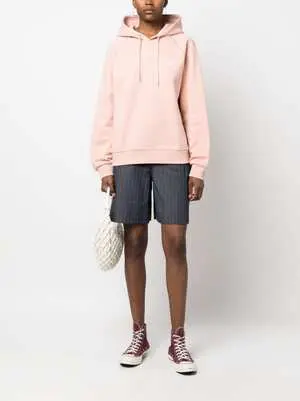 A.p.c. Logo-ebroidered Cotton Hoodie