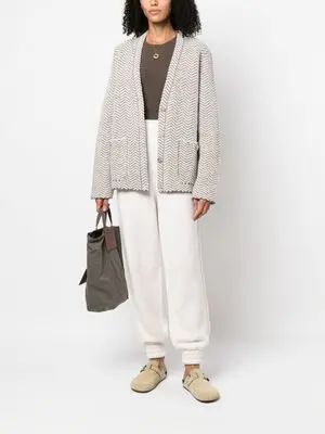 BARRIE Cashmere Knitted Trousers - Neutrals