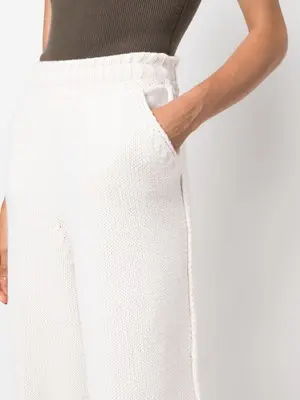 BARRIE Cashmere Knitted Trousers - Neutrals