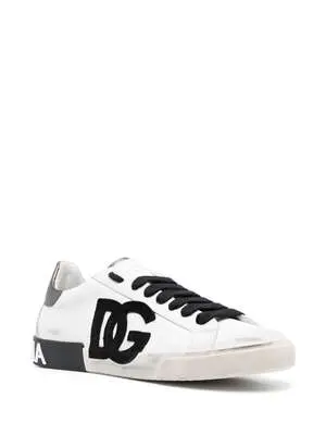 Dolce & Gabbana Portofino Low-top Sneakers - White