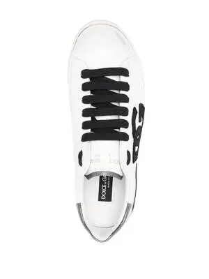 Dolce & Gabbana Portofino Low-top Sneakers - White