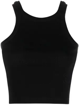Closed Ribbed-knit Tank Top
