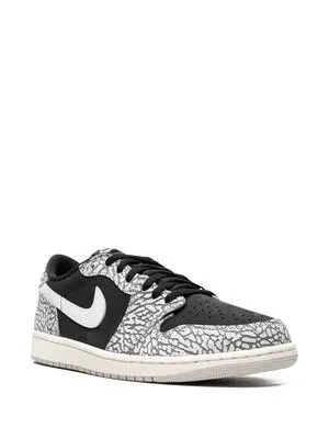 JORDAN 1 Low Sneakers - Black