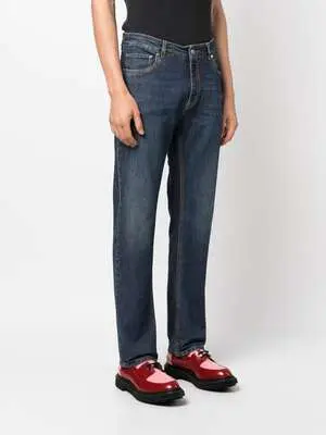 Etro Mid-rise Straight-leg Jeans - Blue