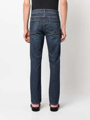 Etro Mid-rise Straight-leg Jeans - Blue