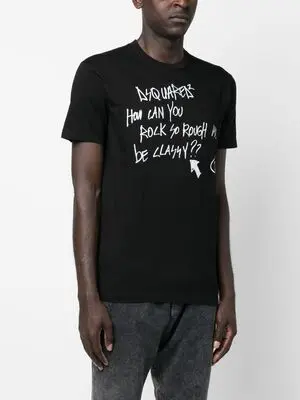 Dsquared2 Slogan-print Cotton T-shirt