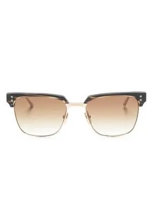 Dita Square-frame Sunglasses - Brown