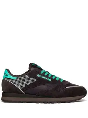 REEBOK Classic Leather Lace-up Sneakers - Black