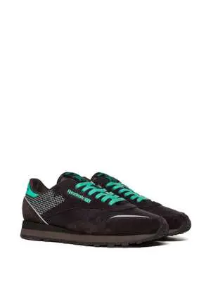 REEBOK Classic Leather Lace-up Sneakers - Black