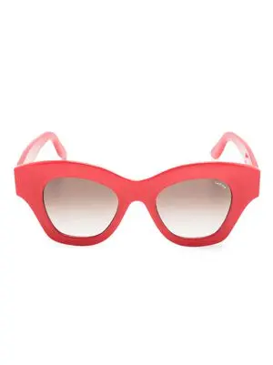 LAPIMA Tessa Square-frame Sunglasses - Red