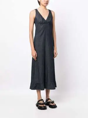JOSEPH V-neck Sleeveless Dress