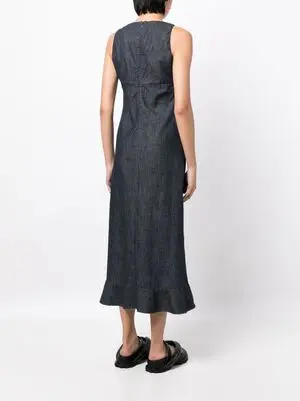JOSEPH V-neck Sleeveless Dress