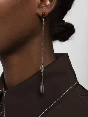 LEMAIRE Bead-embellished Drop Earrings