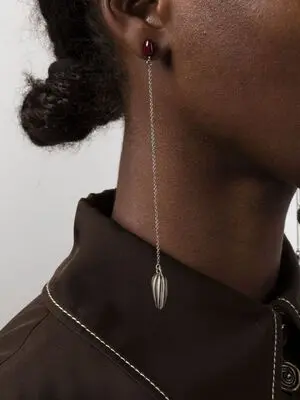 LEMAIRE Bead-embellished Drop Earrings