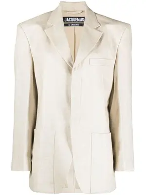 Jacquemus La Veste D'homme Single-breasted Blazer - Neutrals