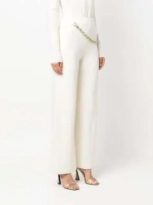 Rabanne Chainmail-detail Trousers - White