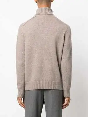 Zegna Roll-neck Jumper - Neutrals