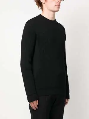 ROBERTO COLLINA Crew-neck Ribbed-knit Jumper