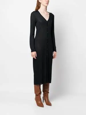 Tory Burch V-neck Knitted Dress