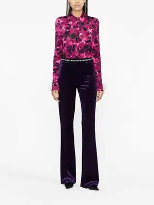 Versace Star-print Stretch Shirt