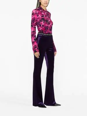 Versace Star-print Stretch Shirt