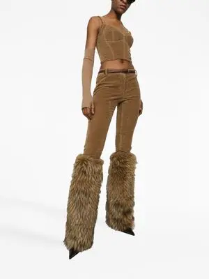 Dolce & Gabbana Low-rise Corduroy Trousers