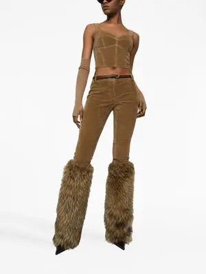 Dolce & Gabbana Low-rise Corduroy Trousers